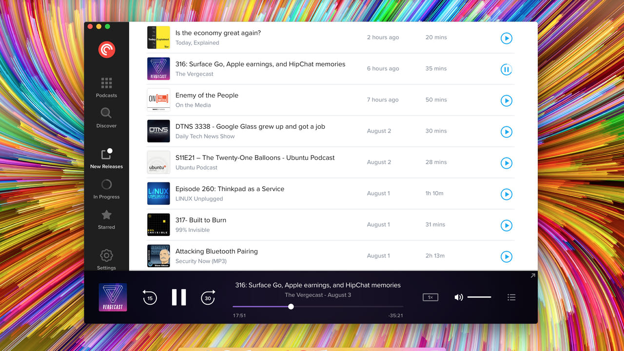 Pocket Casts’ desktop apps are okay